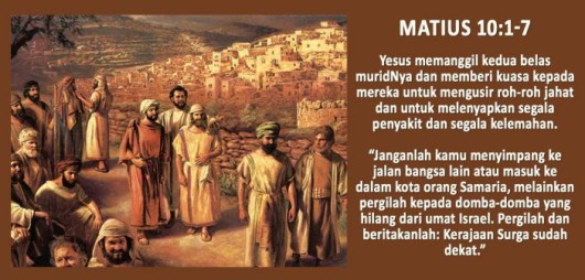 ‘Yesus Memanggil Kedua Belas Rasul’ – SSCC Indonesia Inspirasi