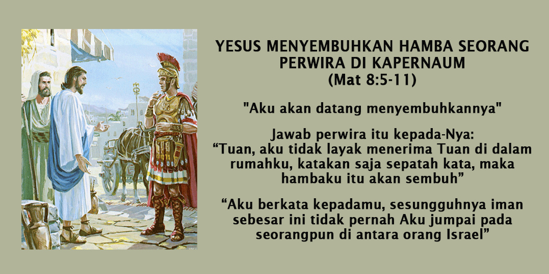 Yesus Menyembuhkan Hamba Seorang Perwira di Kapernaum – SSCC Indonesia ...