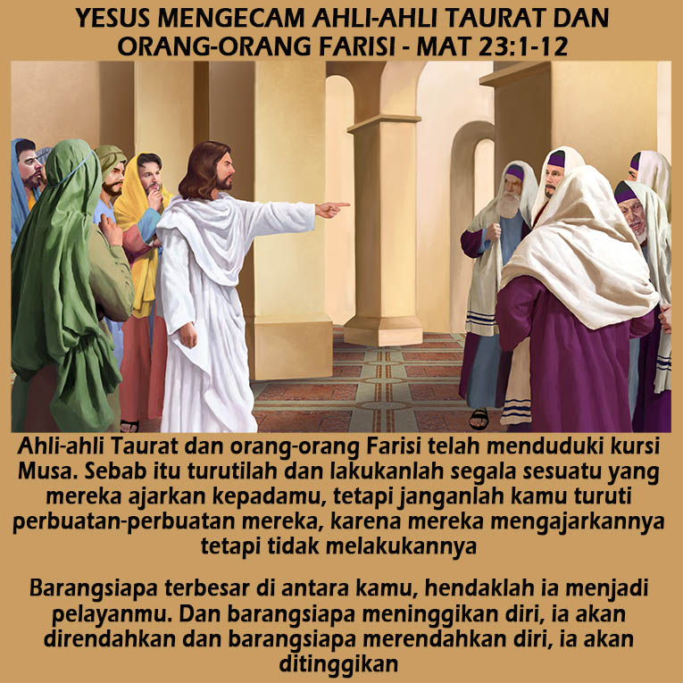 Yesus Mengecam Ahli-Ahli Taurat dan Orang-Orang Farisi – SSCC Indonesia ...